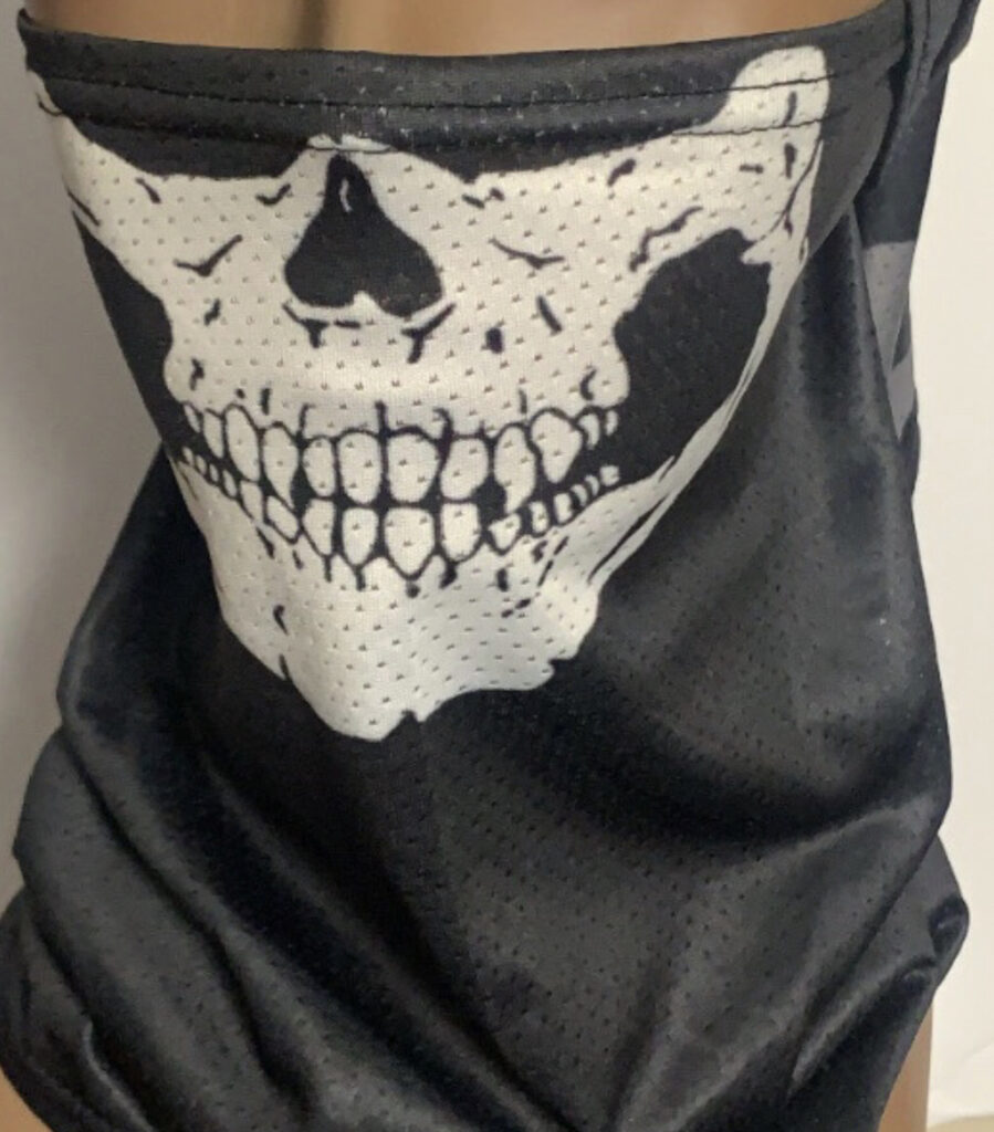 Skull Gaiter Cover/ Mask - Mega Man Zone